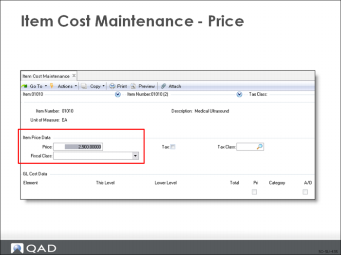 Price Lists
